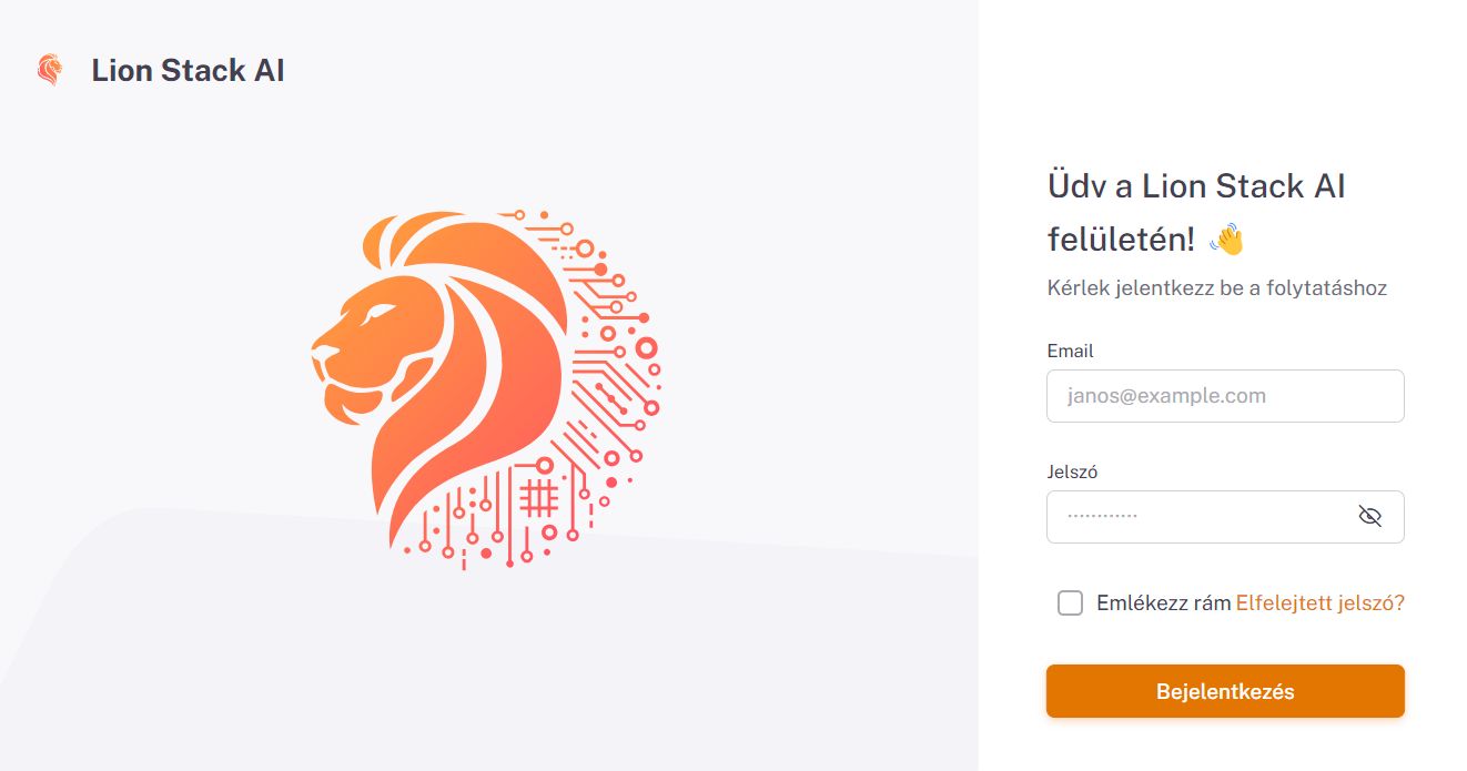 Kezdőlap - Lion Stack AI Lab